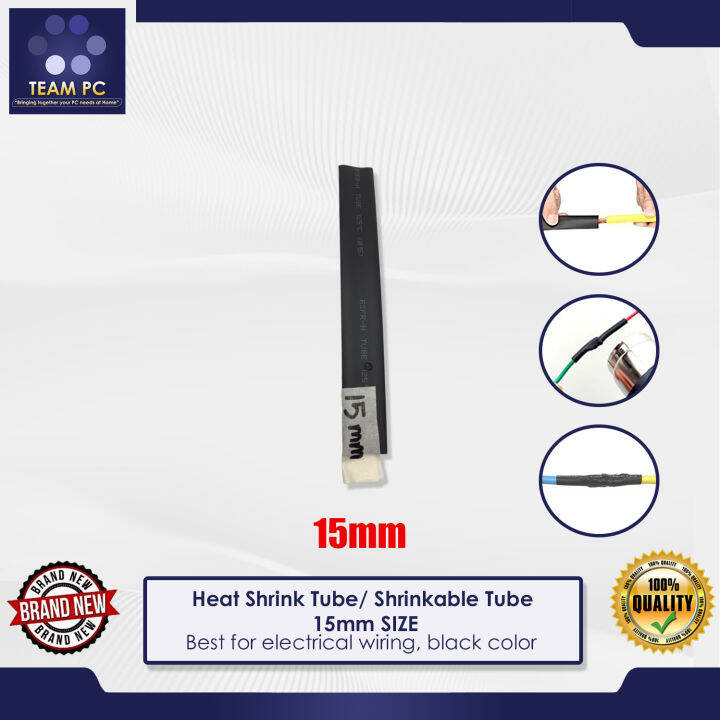 Heat Shrink Tube/ Shrinkable Tube 15mm SIZE, Best for electrical wiring ...