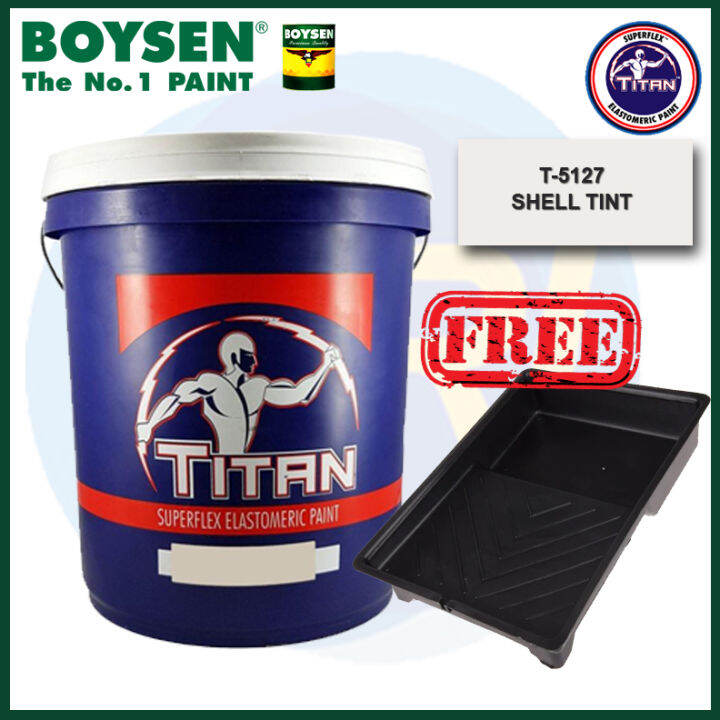 Titan Superflex T-5127 Shell Tint 16L w/ Free Roller Paint Tray | Lazada PH