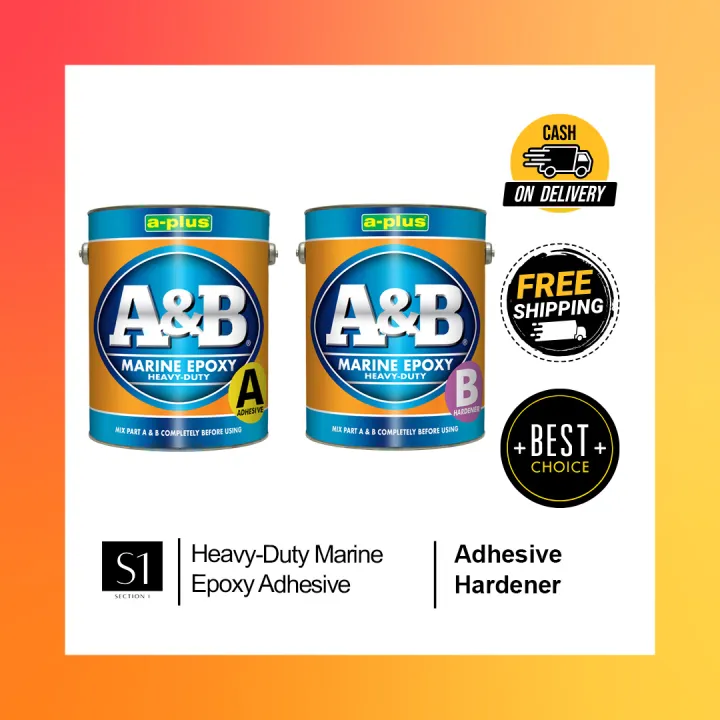 Section One - Heavy-Duty Marine Epoxy 1Liter/.25 Liter Superior bonding ...