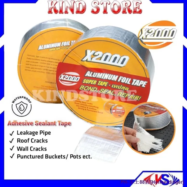 Super tape X2000 Adhesive Tape Waterproof Heat ResistanceTape Aluminum ...