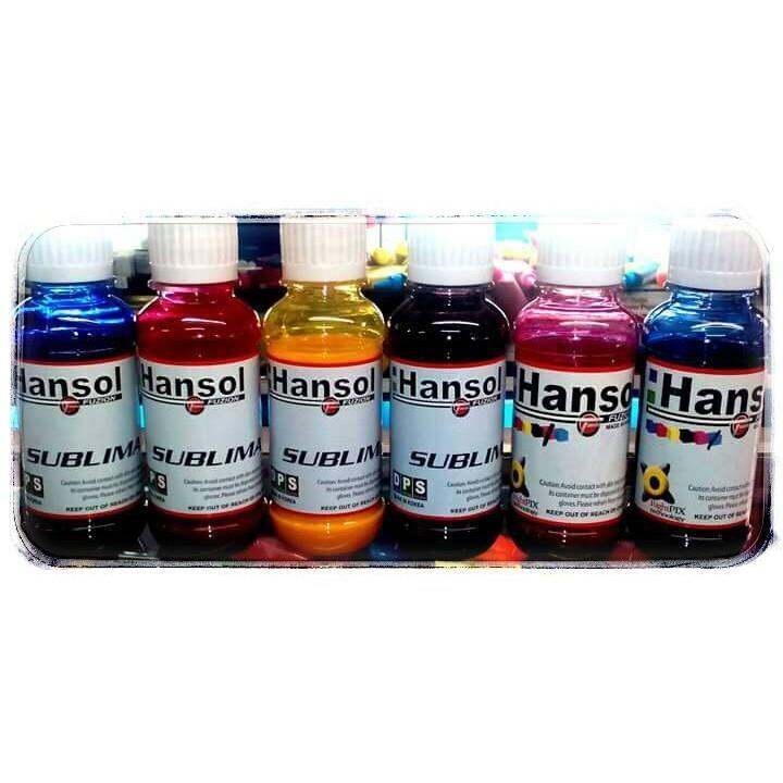 Hansol Sublimation Ink Vibrant 100ml 6 Colors | Lazada PH
