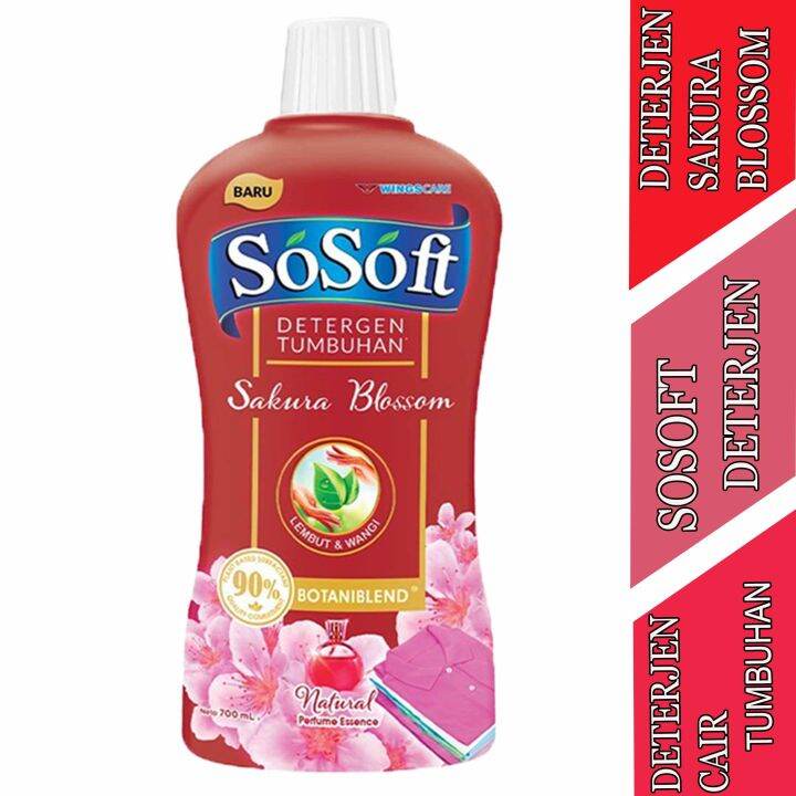 Sakura Blossom - So Soft Liquid - Deterjen Cair Konsentrat - 700ml ...