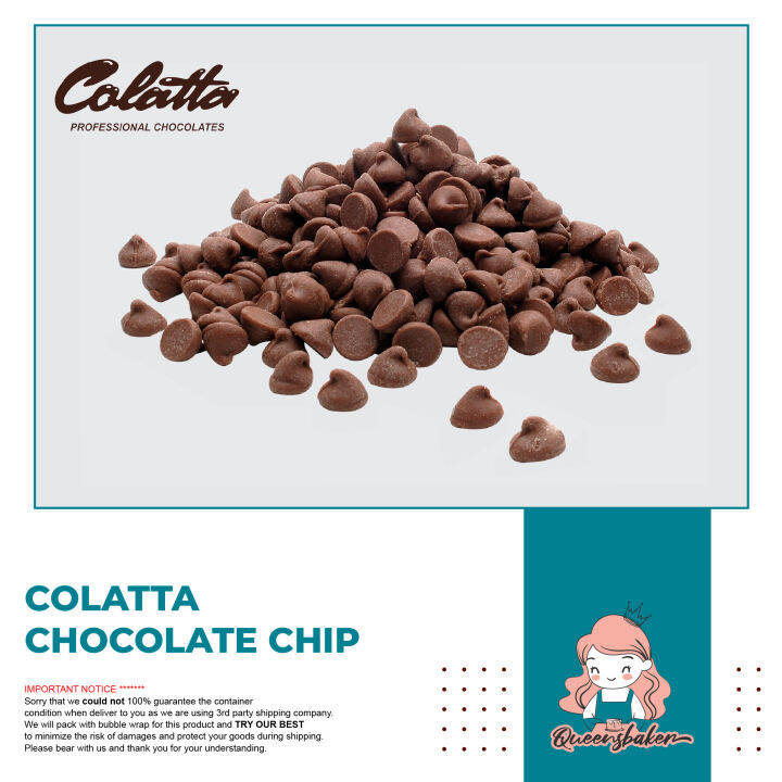 Colatta Chocolate Chip (1kg/500gm/200gm/100gm) | Lazada
