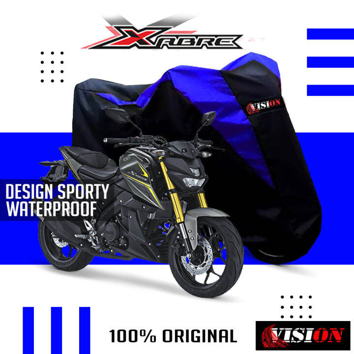 Sarung motor Cover Body Motor Vision Silver Yamaha XABRE selimut ...
