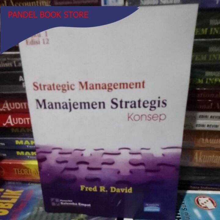 Manajemen Strategis konsep buku 1 edisi 12 by Fred R. David | Lazada Indonesia