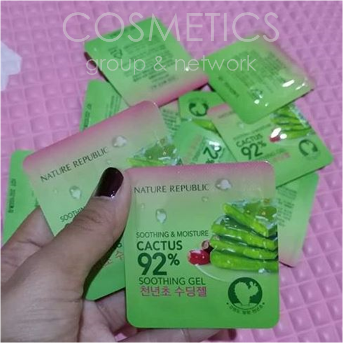[SACHET] Nature Republic Soothing & Moisture Cactus 92% Soothing Gel ...