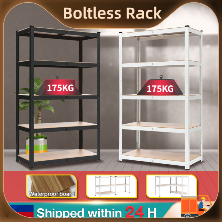 【Oversized 100*40*180cm】Boltless Steel Rack Heavy Duty Shelves Metal ...