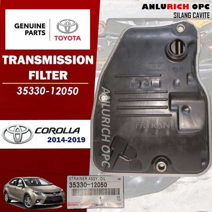TOYOTA GENUINE TRANSMISSION FILTER FOR TOYOTA COROLLA 2014-2019 pn ...