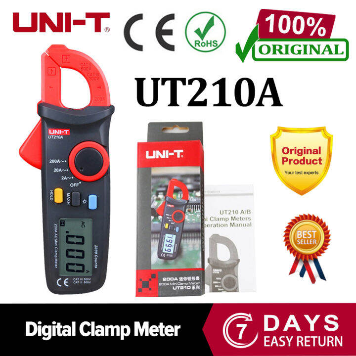 【สหรัฐอเมริกา Stock 】 UNI-T ดิจิตอล AC/DC UNI-T UT210 Series True RMS ...