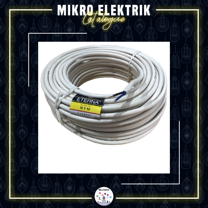 KABEL NYM 2X2.5MM 2 x 2.5 MM ETERNA Per Meter | Lazada Indonesia