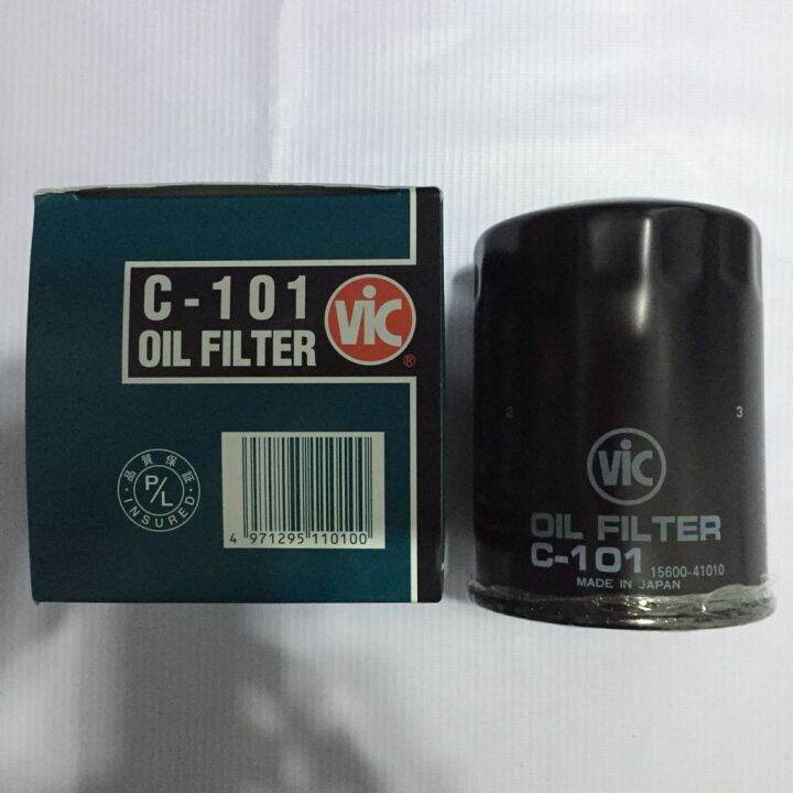 ORIGINAL/GENUINE VIC OIL FILTER C-101 FOR TOYOTA 2L/3L ENGINES | Lazada PH