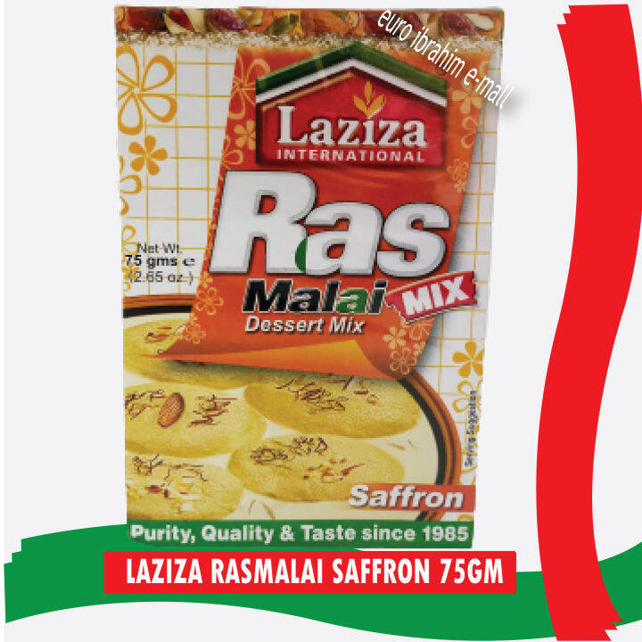 Laziza Rasmalai Saffron 75g | Lazada