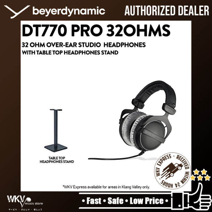 Beyerdynamic DT 770 PRO 32 Ohm Over-Ear Studio Headphones w/Table Top ...
