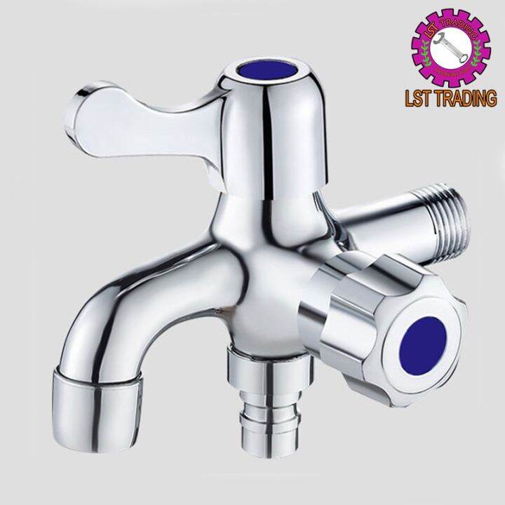 [READY STOCKS] 2 WAYS WATER TAP / BIB TAP / KEPALA PANCUR 2 HALA/ 2 WAY ...