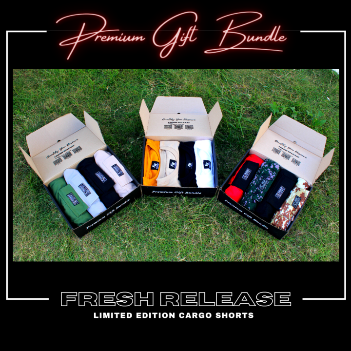 Fresh Release - Premium Gift Bundle ( Limited Edition Cargo Shorts And ...