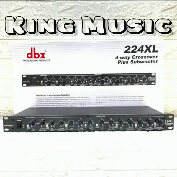 crossover dbx 224xl dbx224xl 224 xl 4way plus subwoofer | Lazada Indonesia