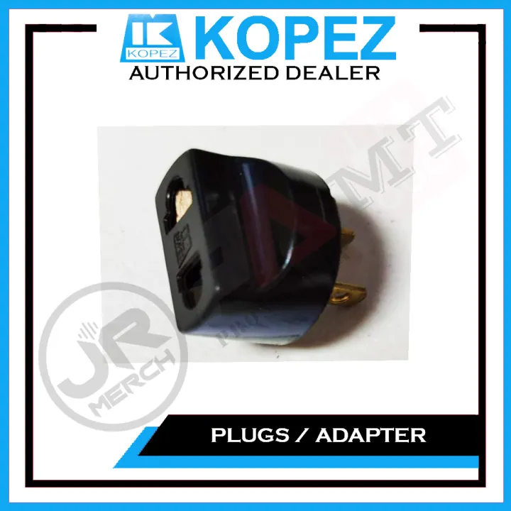 Kopez KM Conversion Plug with Flat Pin - Brown, 3A (KM2017FB) | Lazada PH