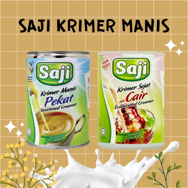 Saji Krimer Sejat Cair/ Krimer Manis Pekat -390/500g | Lazada