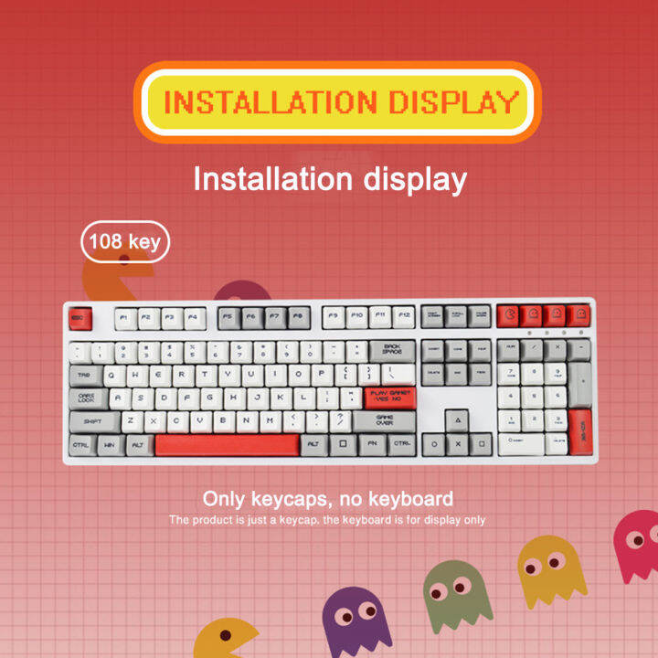 123 keys Keycaps DYE SUB PBT OEM Keycaps For Mechanical Keyboard ...