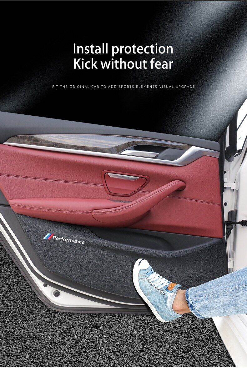 รถประตูแผ่นป้องกันการเตะสำหรับ Bmw 3 5 7 X3 X4 X5 X6 F10 F30 G30 G01 ...