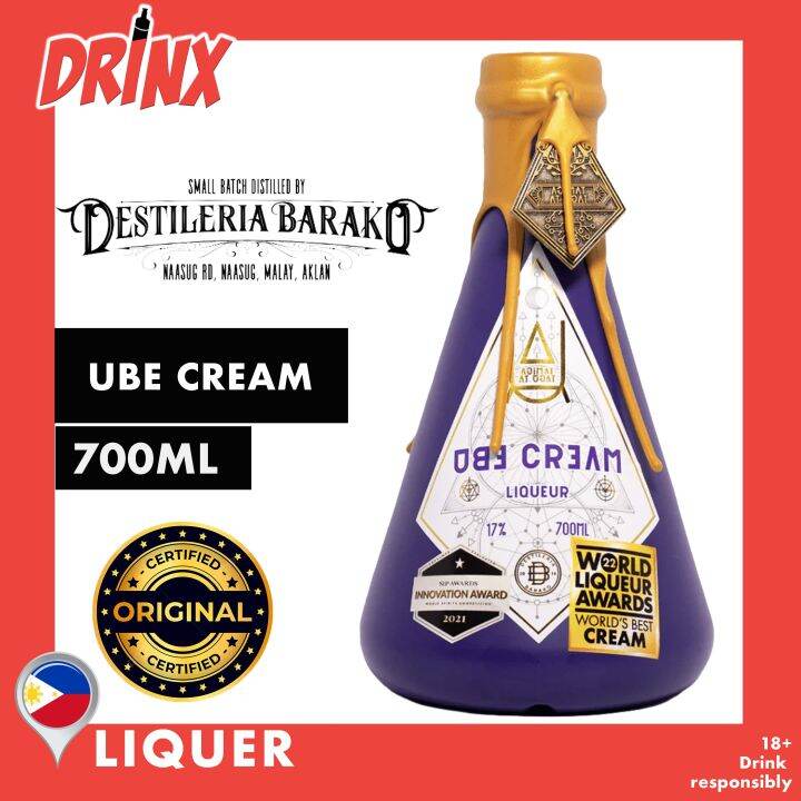Agimat Ube Cream Liqueur 700mL Destileria Barako | Lazada PH