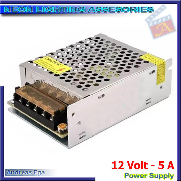 Power Supply Adapter 12 Volt 5 Ampere (12V 5A) | Lazada Indonesia