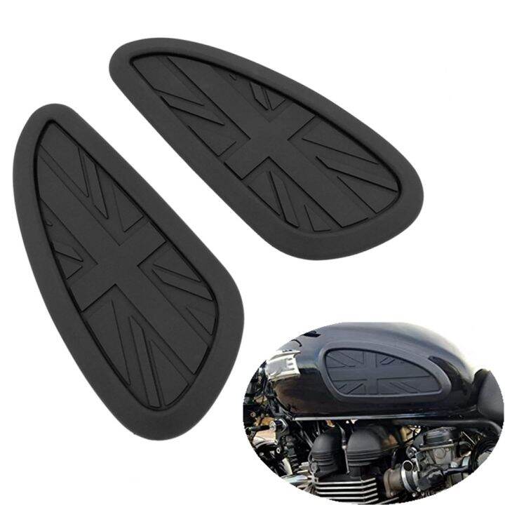 Universal Motorcycle Anti Slip Tank Pads Fuel Gas Knee Grip Traction