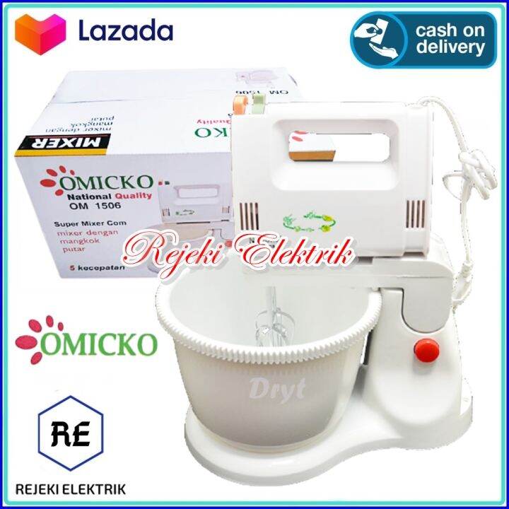 Mixer National Omicko / Omega Stand Mixer Hand Mixer Berdiri With Bowl ...