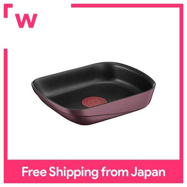 Tefal Tamagoyaki with handle 15 × 20cm IH gas fire compatible “Ingenio Neo IH Maron Brown ...
