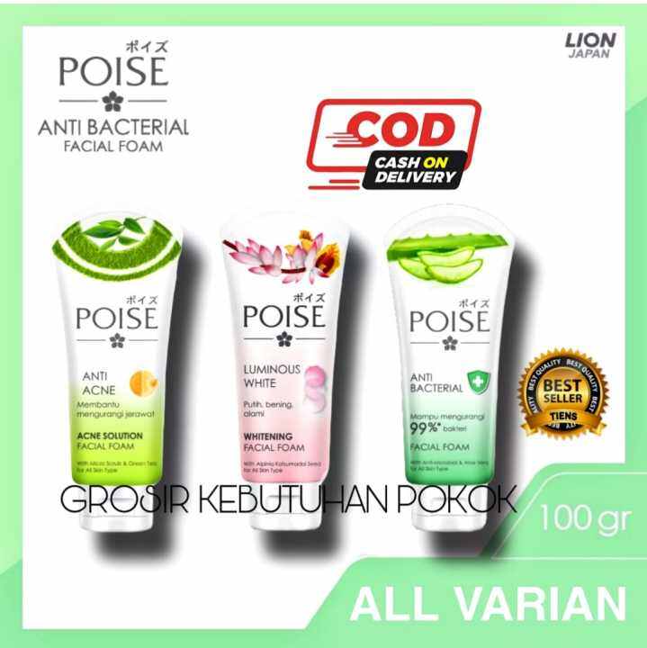 POISE Facial Foam | Pembersih Muka 100 ml | Lazada Indonesia
