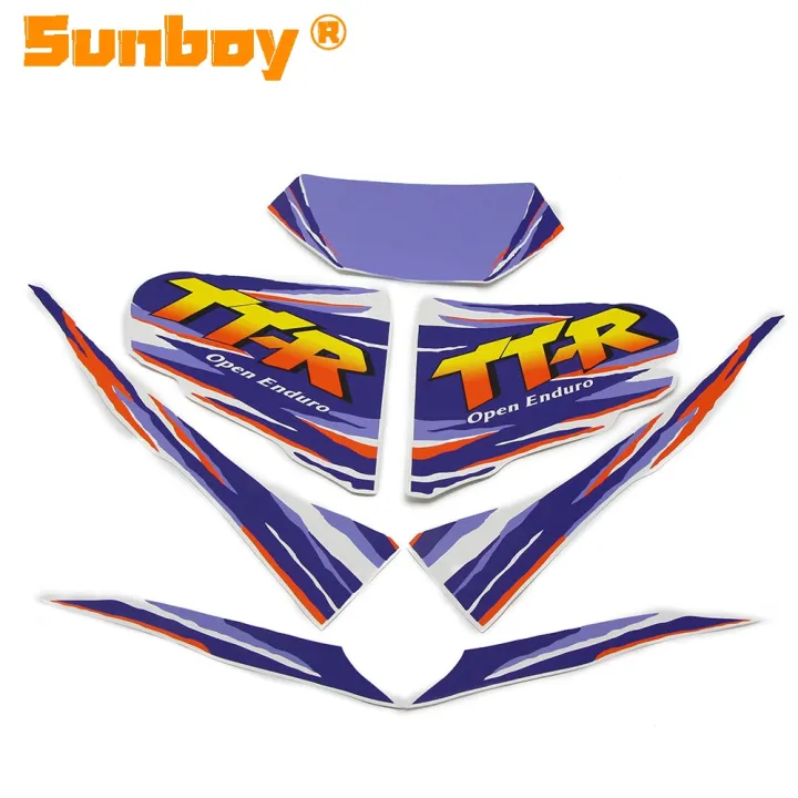 Motorcycle 3M Decorative Graphic Decals For Yamaha TTR250 Ttr 250 Fuel ...