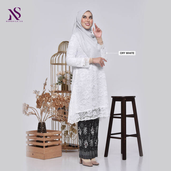 BAJU KURUNG RIAU LACE IN 10 COLOURS | Lazada