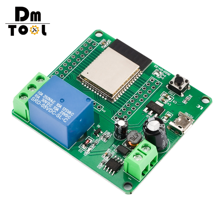 DM ESP32 WiFi Single Relay Module 4M Byte Flash Large Capacity ...