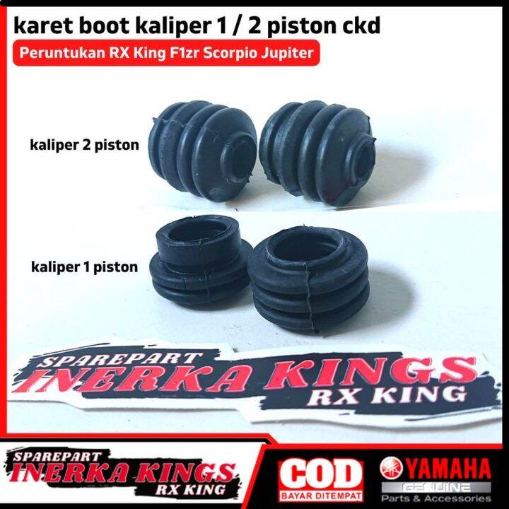 Karet Usus Boot Caliper Kaliper 1 2 piston RX King F1 Merek Mega Prima | Lazada Indonesia