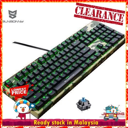 【JM GAMING MALAYSIA】SUNSONNY S-J5S GAMING MECHANICAL KEYBOARD (BLUE ...