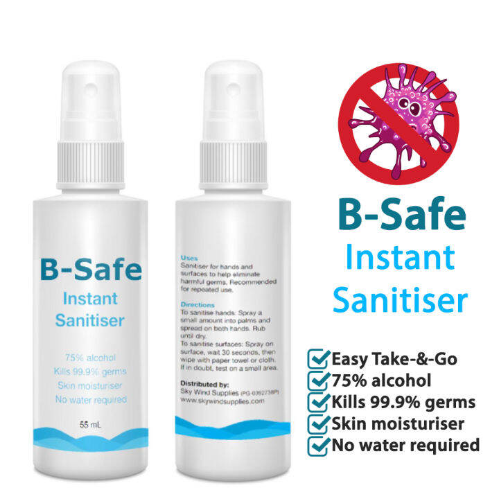 Travel Star B-Safe Instant Quaternary Disinfectant Hard Surface ...