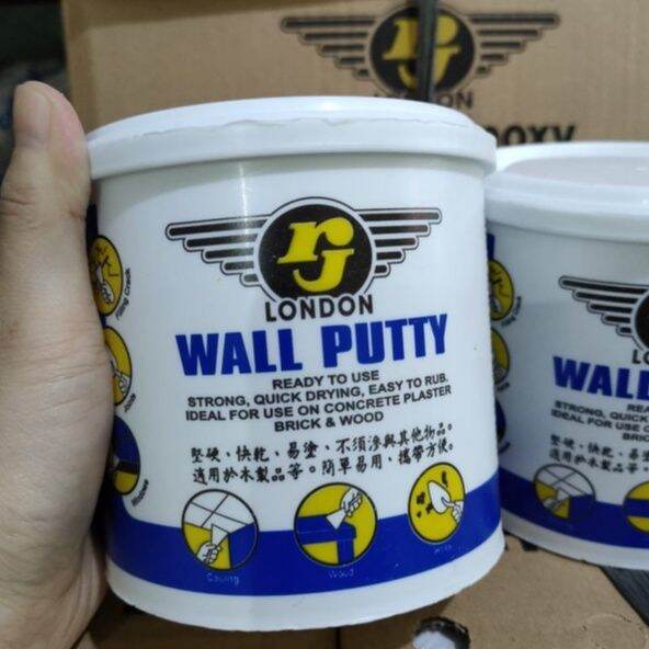 Dempul Premium RJ Wall Putty Dempul Tembok Kayu Serbaguna RJ London ...