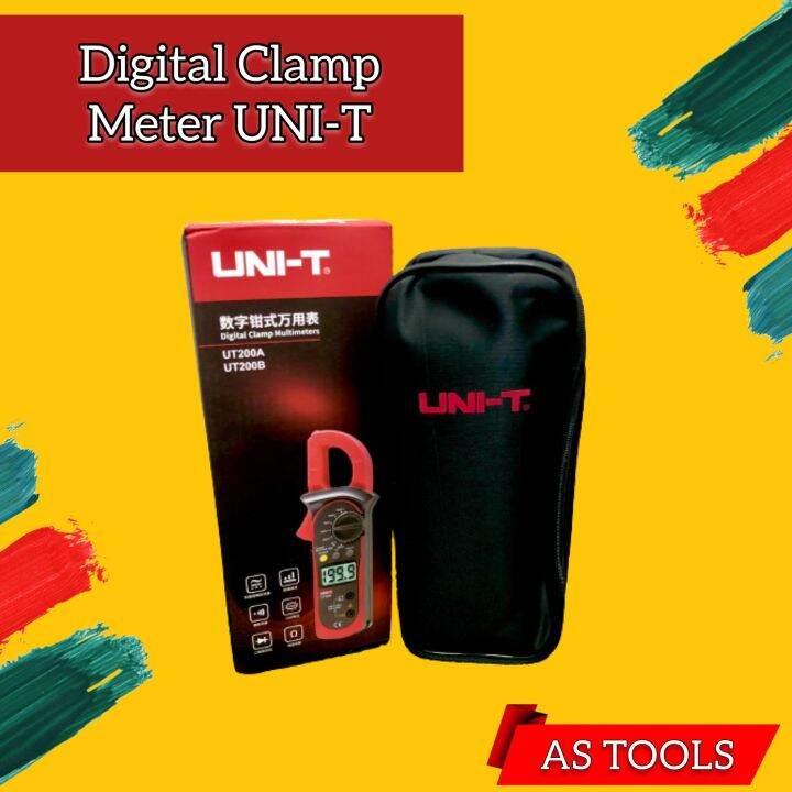 Digital Clamp Meter UNI-T UT200A/ UT200B Multimeter Resistance Professional Clamp Meter | Lazada