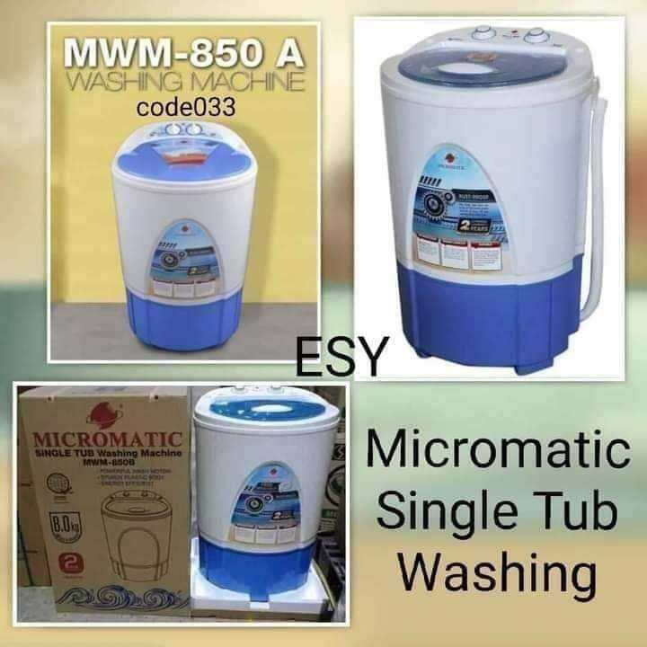 8KG Micromatic Washing Machine Single tub (MWM-850) Powerful Polsetor ...