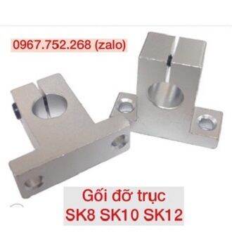 GỐI ĐỠ TRỤC TRÒN SK08 SK10 SK12 (trục 8mm, 10mm, 12mm) | Lazada.vn