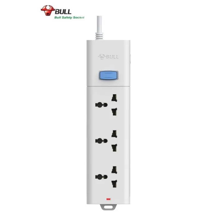 Bull BIG SALE 3 Gang Socket Extension Cord 1.5 Meters S1030-15 | Lazada PH