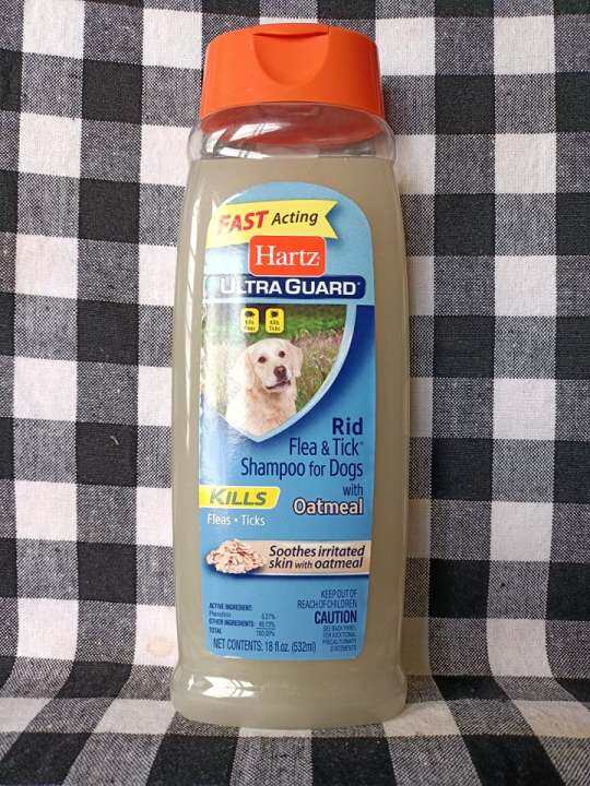 Hartz Ultra Guard Rid Flea & Tick Shampoo for Dogs with Oatmeal (532 mL ...