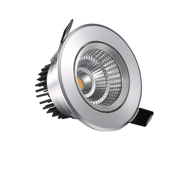 LED cob Downlight Recessed Ceiling Lamp 5w 7w 9w 12w Dimmable Down Lamp 220v | Lazada PH