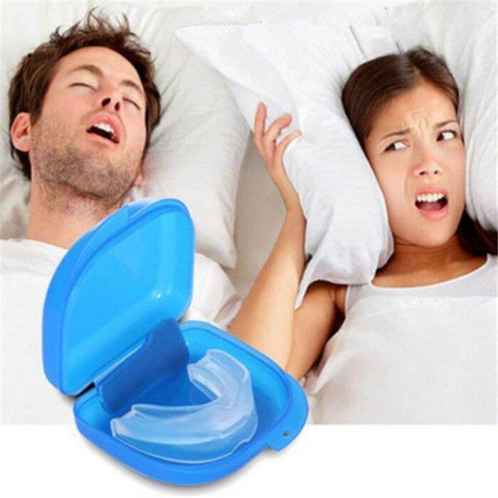 Alat Anti Dengkur Bruxism Sleep Apnea Night Guard Aid MouthGuard Kit ...