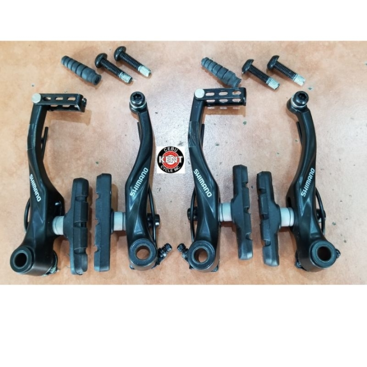 Shimano BR - T4000 Front & Rear Alloy V Brake (set) | Lazada PH