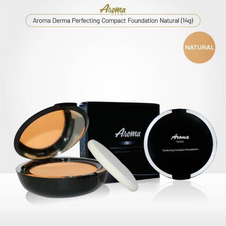 Pradasari Aroma Derma Perfecting Compact Foundation Matte Powder + UV ...