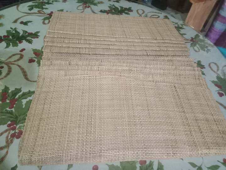 Natural Abaca Burlap Sheet 18.5 inches x 1 Yard 100% Handmade for ...