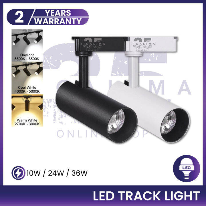 LED Track Light 10W 24W 36W COB LED Tracklight Track Rail 1 Meter Track ...