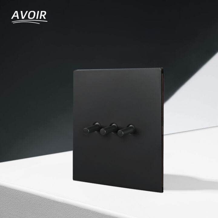 ∈ Avoir Black Wall Light Switch 2 Way Socket With Usb EU French UK ...