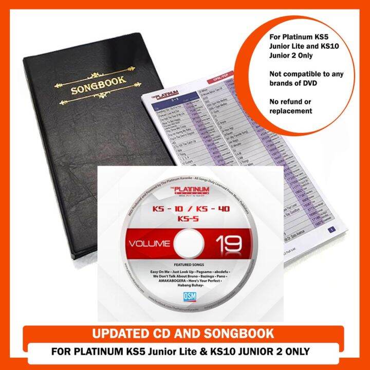 k>SUpdated CD and Songbook - Platinum KS5 Junior Lite & KS10 Junior 2 (maliit) | Lazada PH